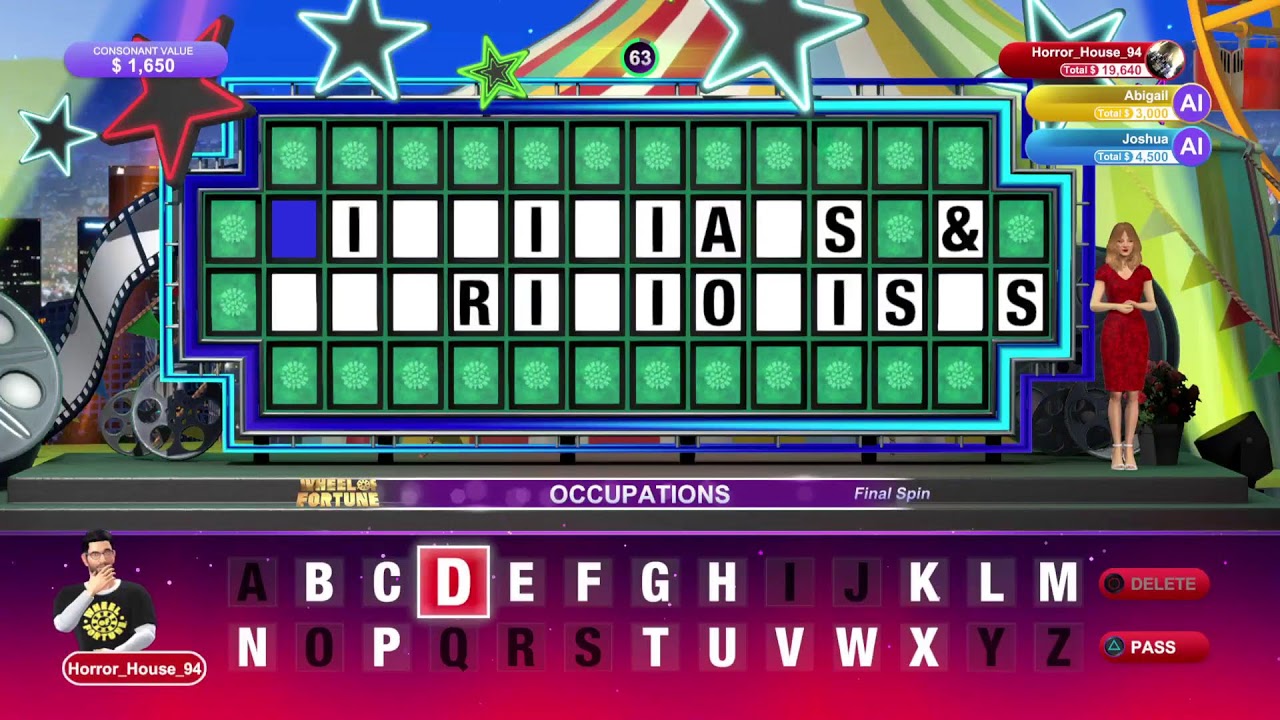 Wheel of Fortune PS5 GamePlay Lets spin That Wheel? - YouTube