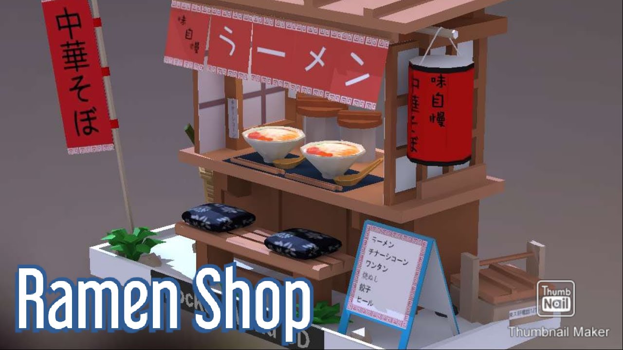 Pocket World 3D Ramen Shop - YouTube