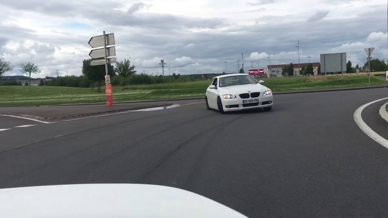 Bmw 335i drift - YouTube
