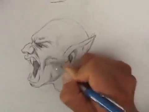 How to Draw a Vampire - Yelling - YouTube