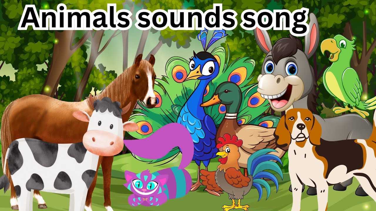 Animals sounds song for kids|nursery rhymes super simple song|baby ...