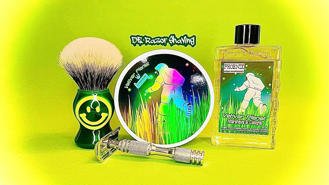 Phoenix Shaving Vetiver Planet~Carbon Razor~Opus Brush Co. bbs.live # ...