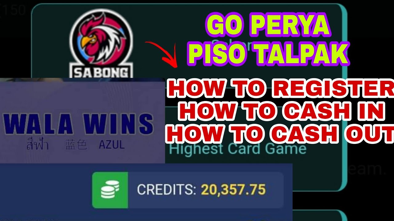 PAANO MAG- REGISTER? PAANO MAG - CASH IN? PAANO MAG - CASH OUT? SA GO PERYA PISO TALPAK! - YouTube
