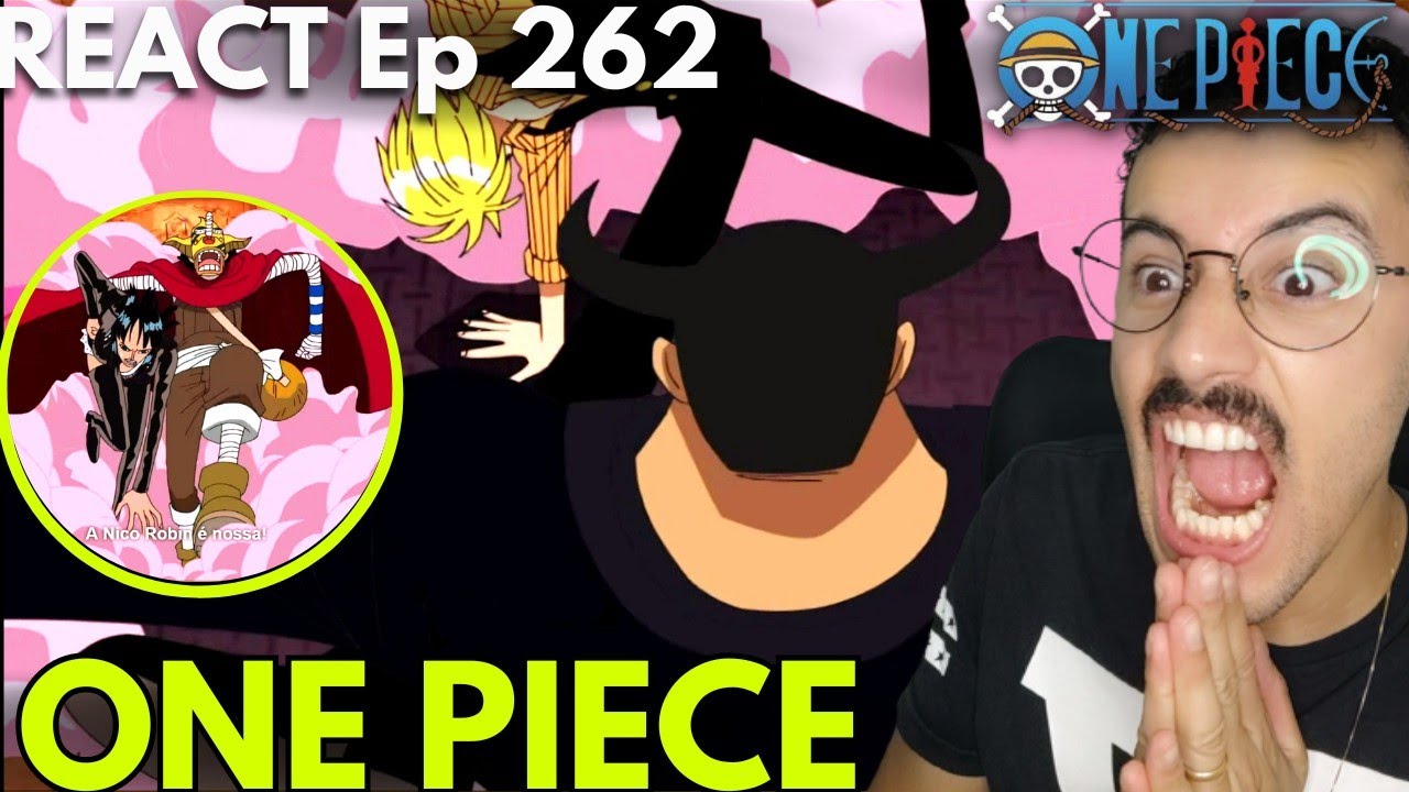 REACT - SANJI, SOGEKING E FRANKY VS CP9! - Ep.262 -ONE PIECE - #luffy # ...