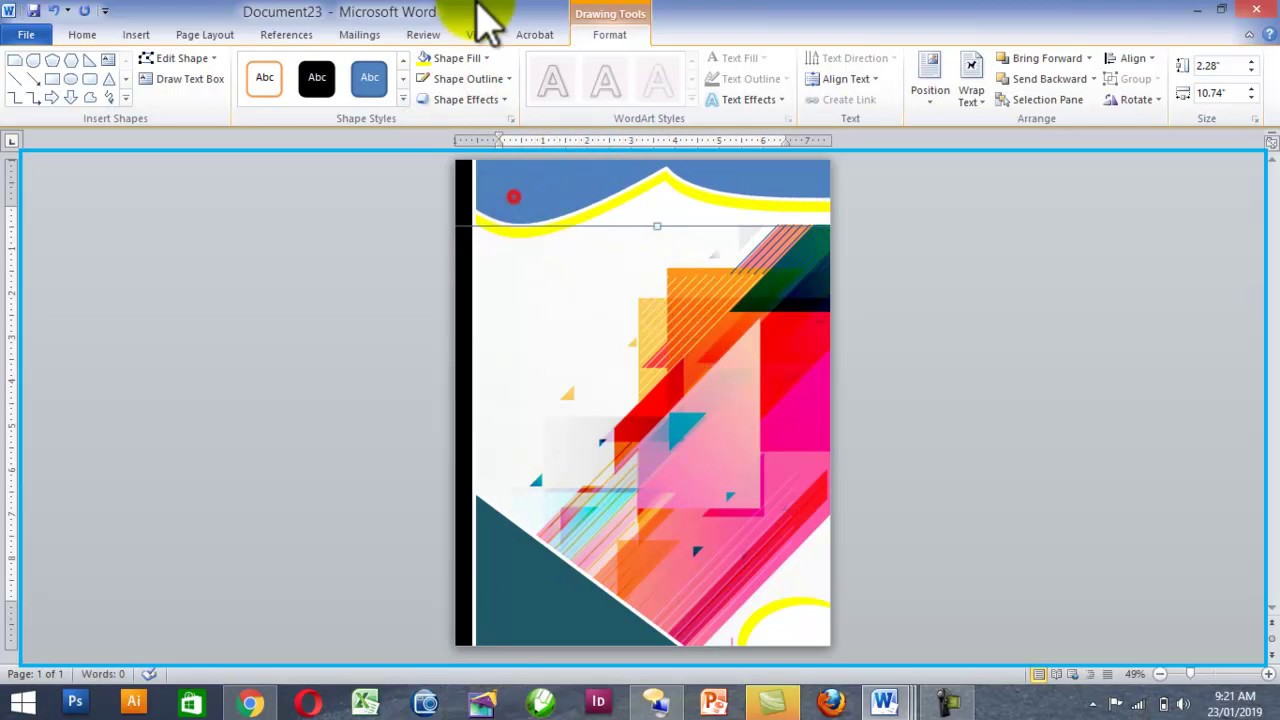 How To design Beautiful book Cover Page In MS word YouTube How To design Beautiful book Cover Page In MS word YouTube