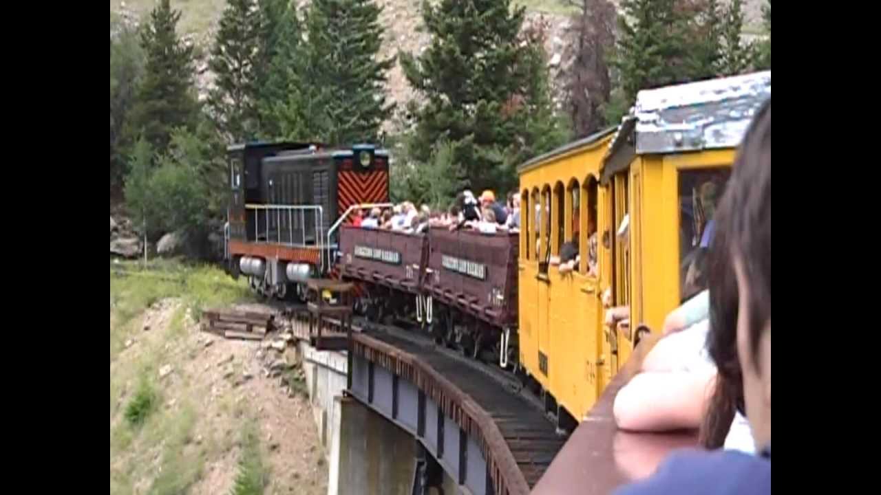 Georgetown Loop narrow gauge train trip in Colorado Rocky Mountains (2 ...
