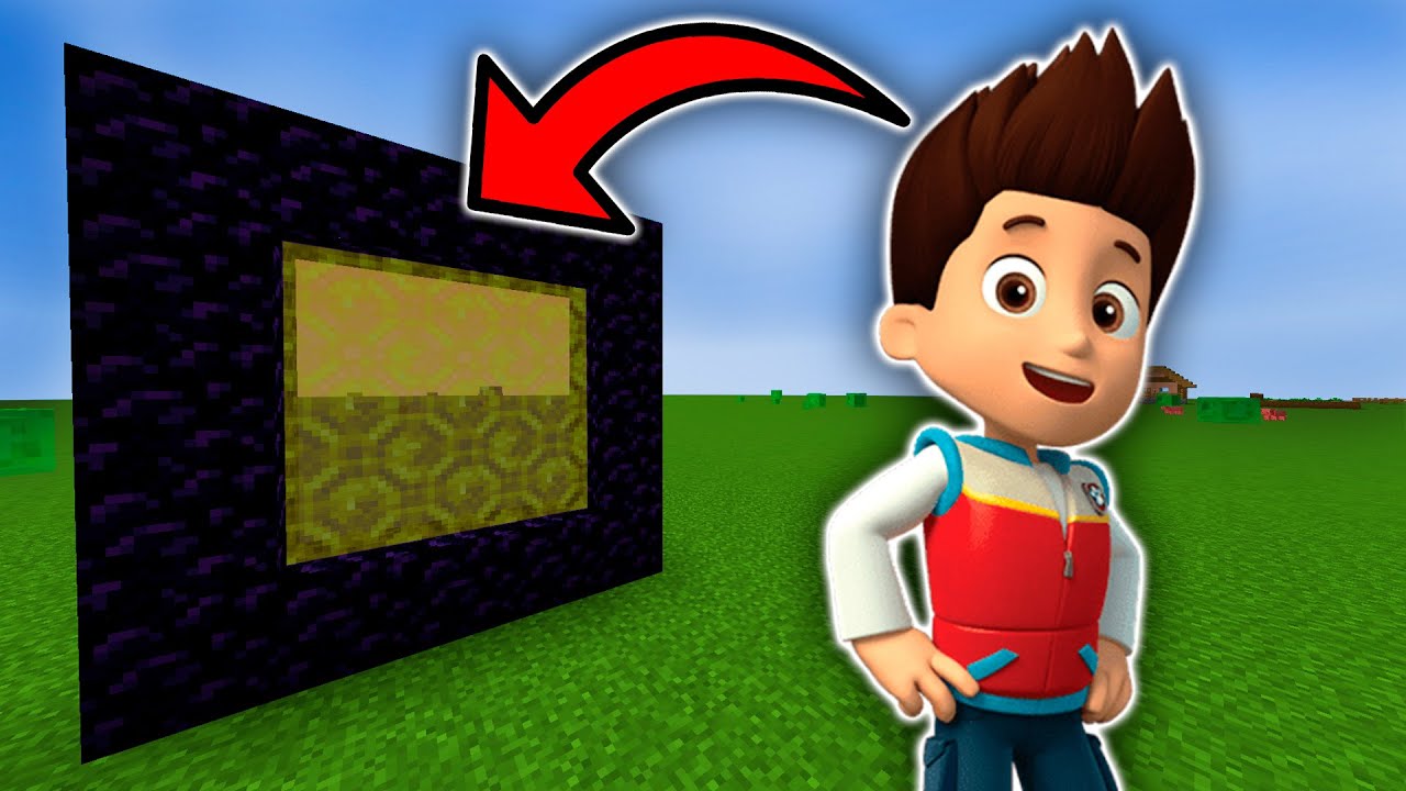 How To Make A Portal To The Ryder Dimension in Minecraft! - Paw Patrol ...