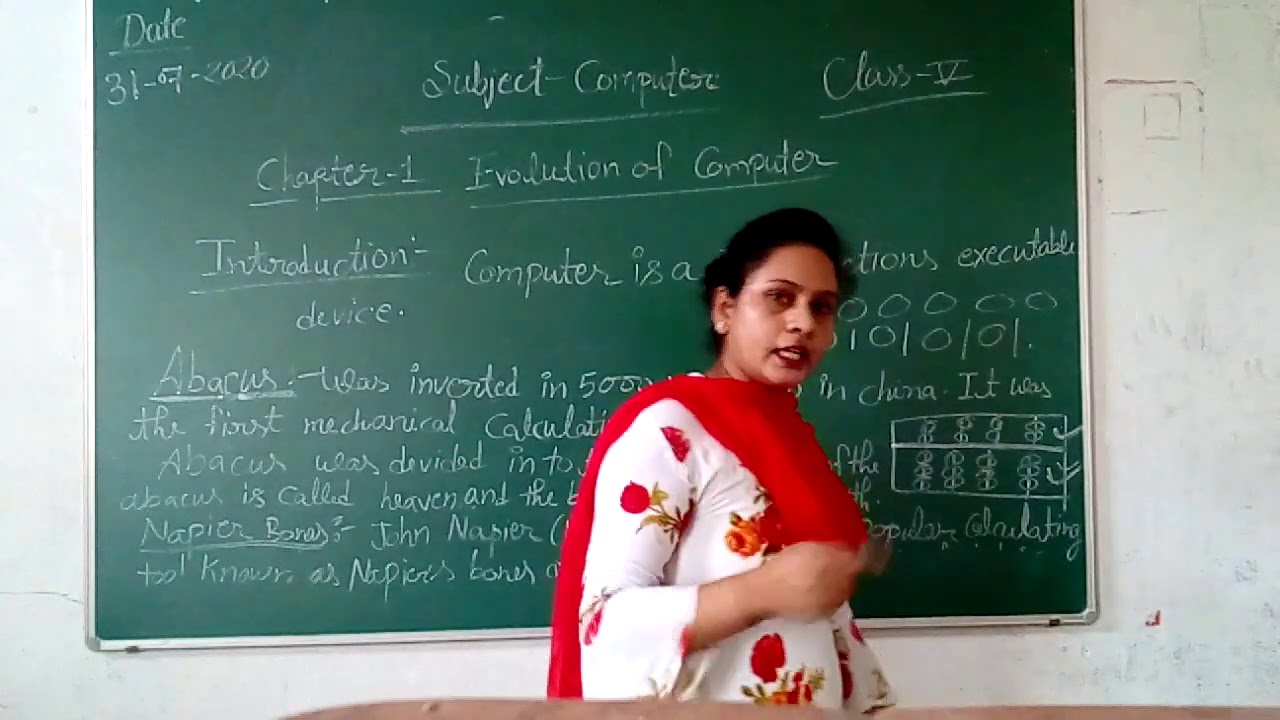 class 5: computer, Chapter-1 By Ragini Soni mam. - YouTube