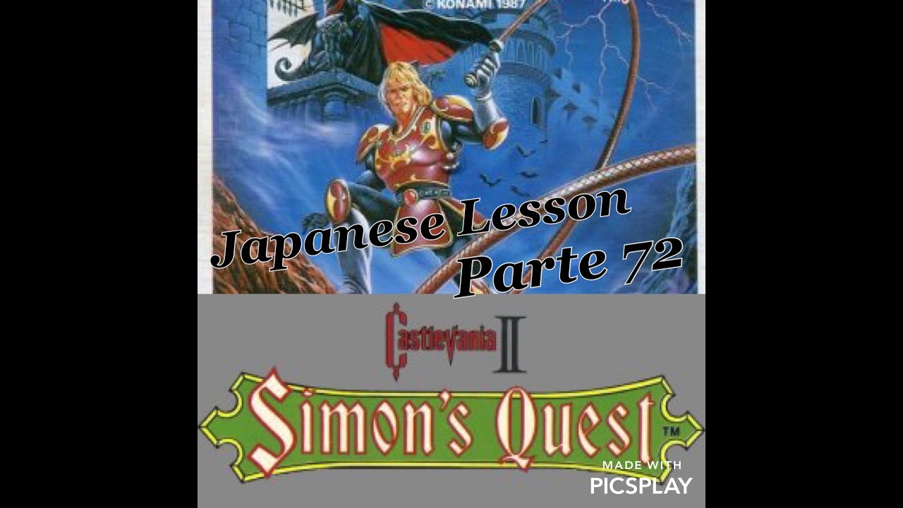 【Japanese Beginner Lesson】part 72 FDS Castlevania 2 Simon's Quest - YouTube