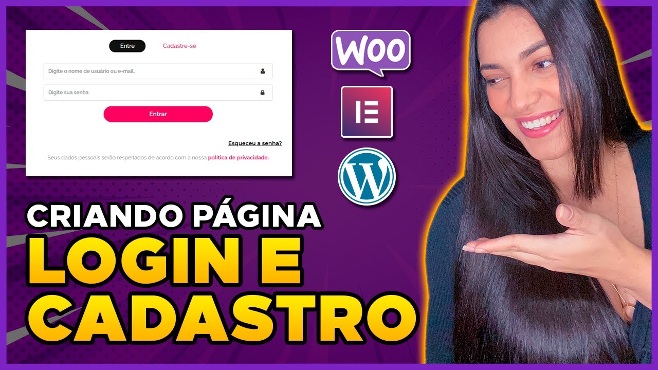 Como Criar uma PÁGINA DE LOGIN E CADASTRO Personalizada para ...