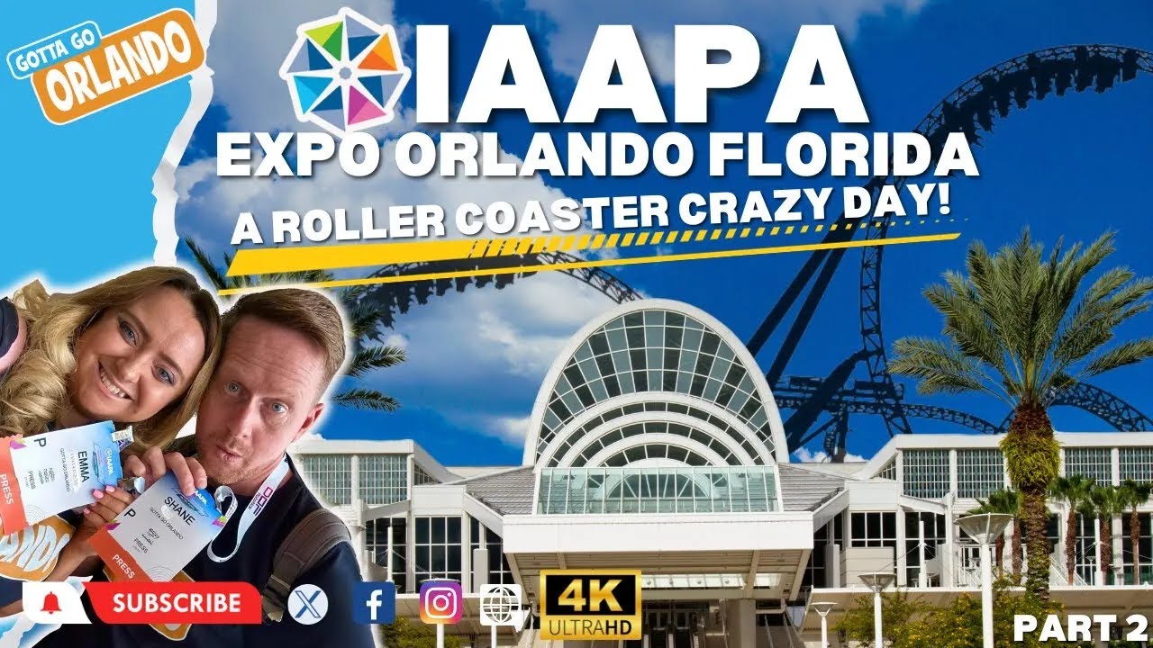 IAAPA EXPO 2023 Orlando Florida | A Roller Coaster day! - YouTube