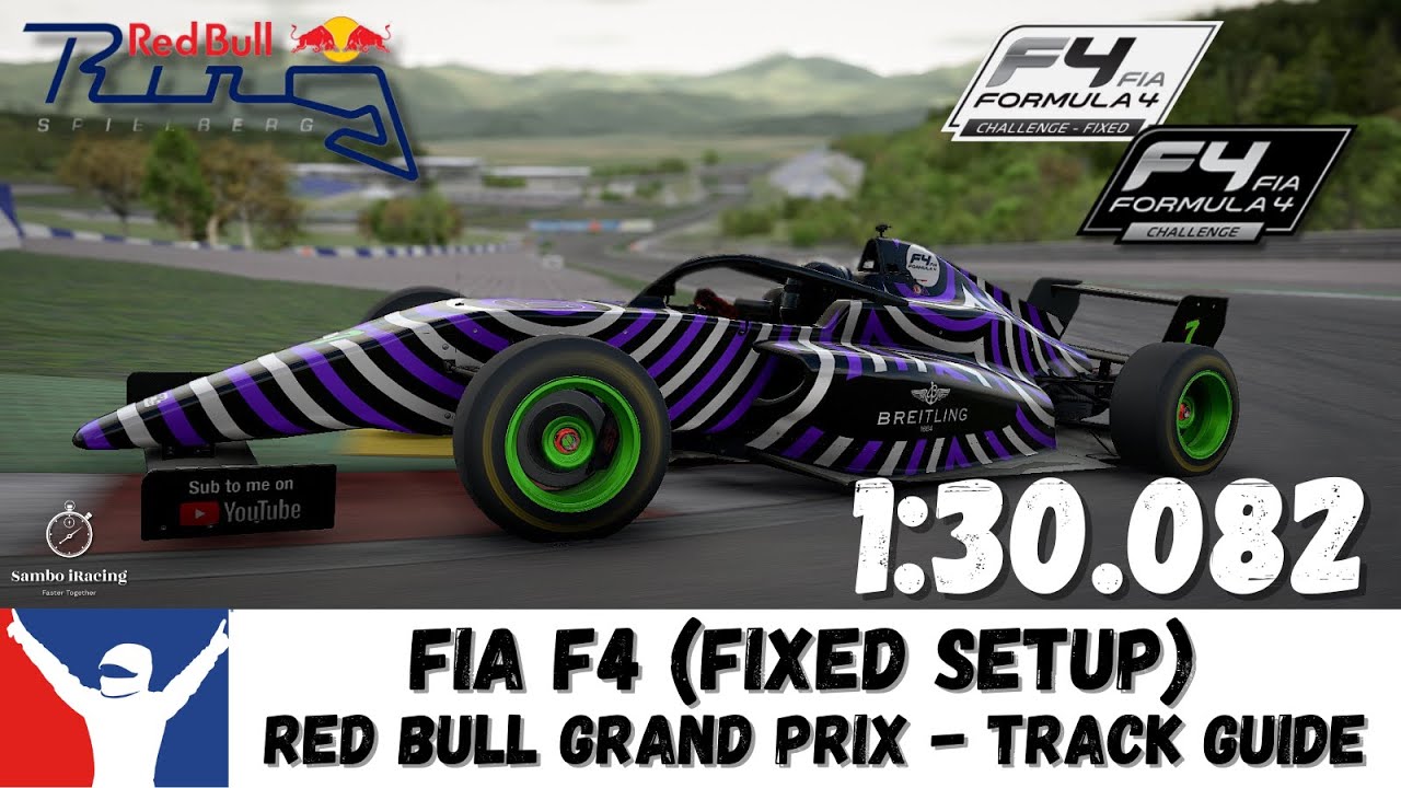 iRacing FIA IR04 F4 Red Bull Ring Grand Prix (GP) - 1:31.082 (Using ...