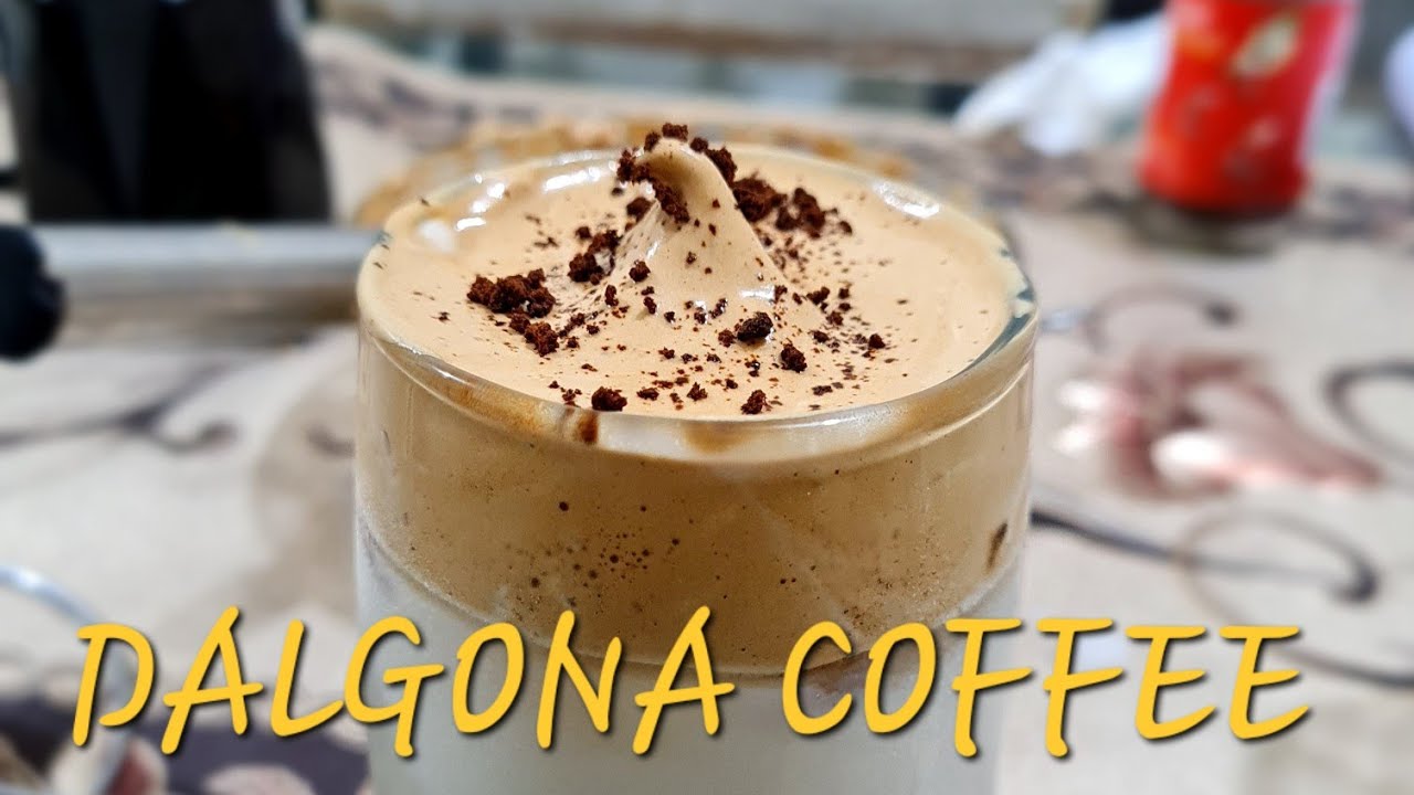 Dalgona Coffee is so easy(Hard) to make. Dalgona Coffee recipe so tasty ...