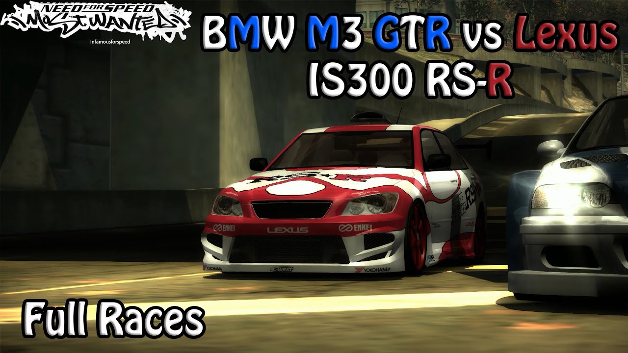 Racing Taz's Lexus IS 300 RS-R | Modded Blacklist #14 | NFSMW - YouTube