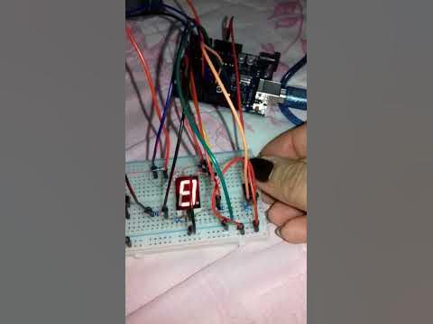 ARDUINO: PRÁCTICA: Display 7 segmentos con 2 push botton (incremento y decremento) - YouTube