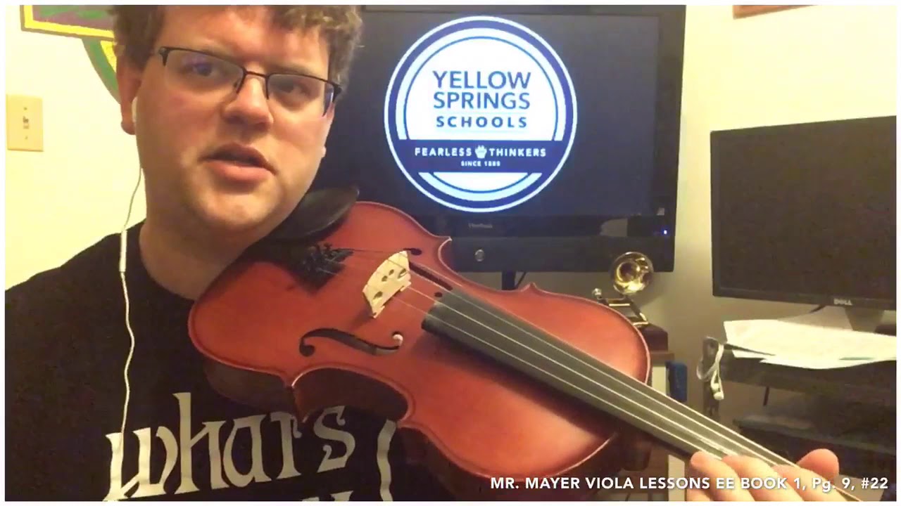 EE Book 1, Pg. 9, #22 “Essential Elements Quiz - Lightly Row” Viola ...