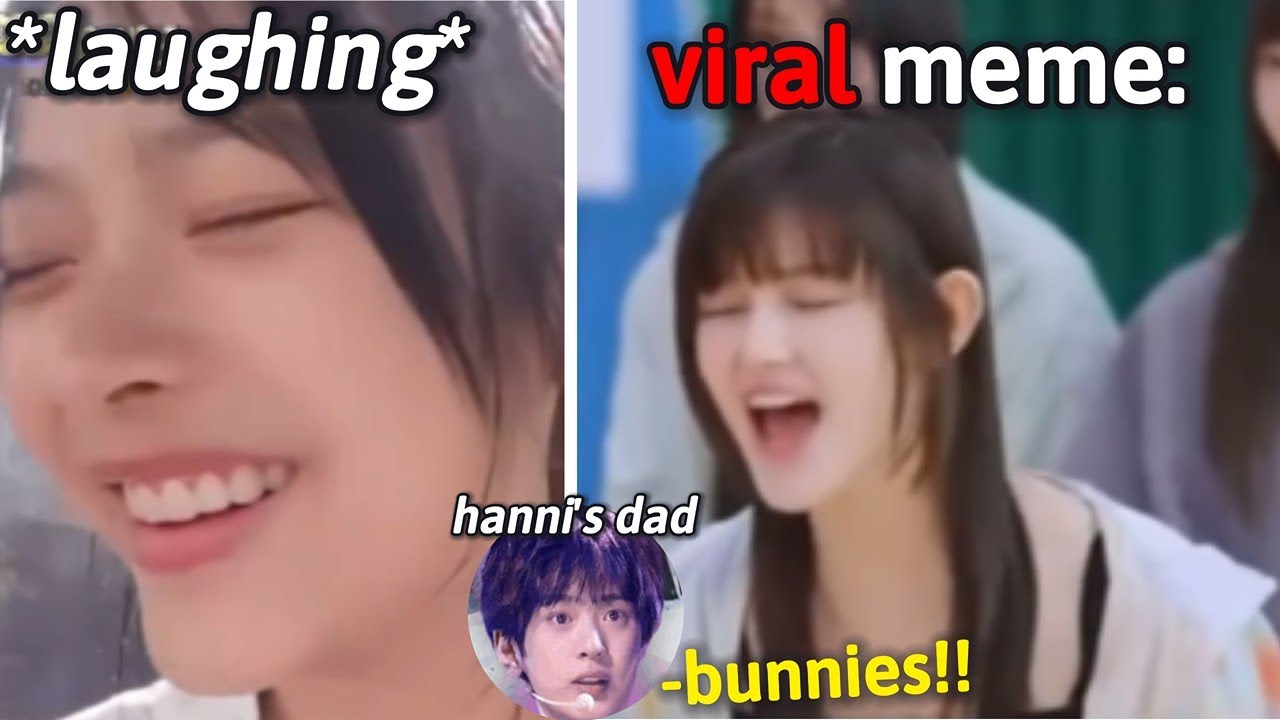Hanni's laughs at her DAD imitating Danielle's VIRAL Bunnies Meme ...