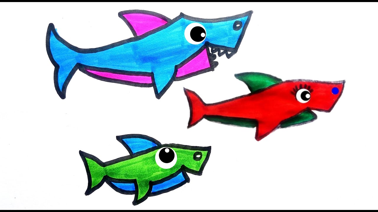 Shark drawing simple SAARC drawing easy drawing - YouTube