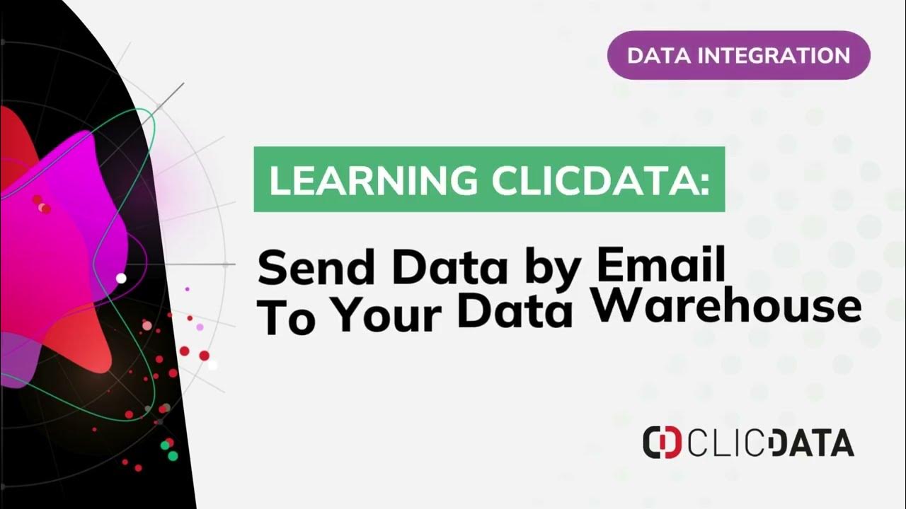 How to send data by email straight to your data warehouse? | ClicData Tutorials - YouTube