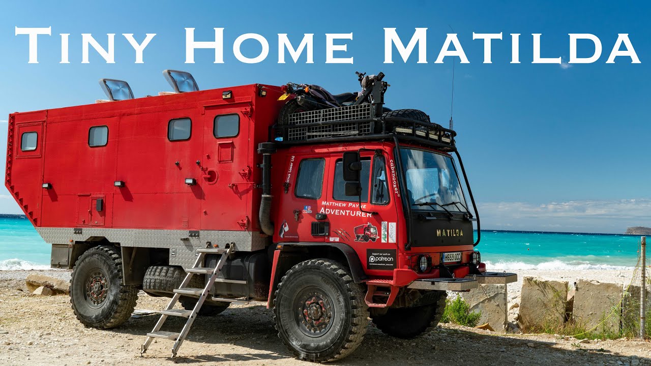 Tiny Home on wheels. Overland truck Matilda. Leyland Daf T244. - YouTube