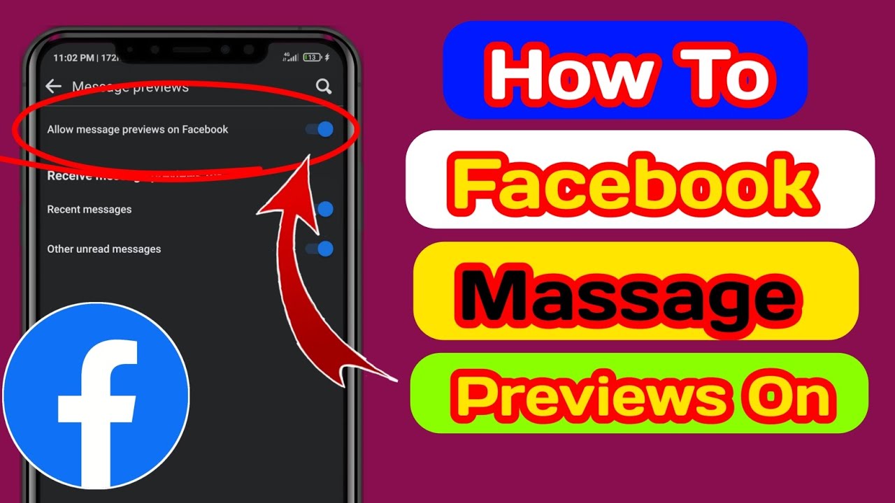 how to Facebook message previews on 2023 | Solution Tech Area - YouTube