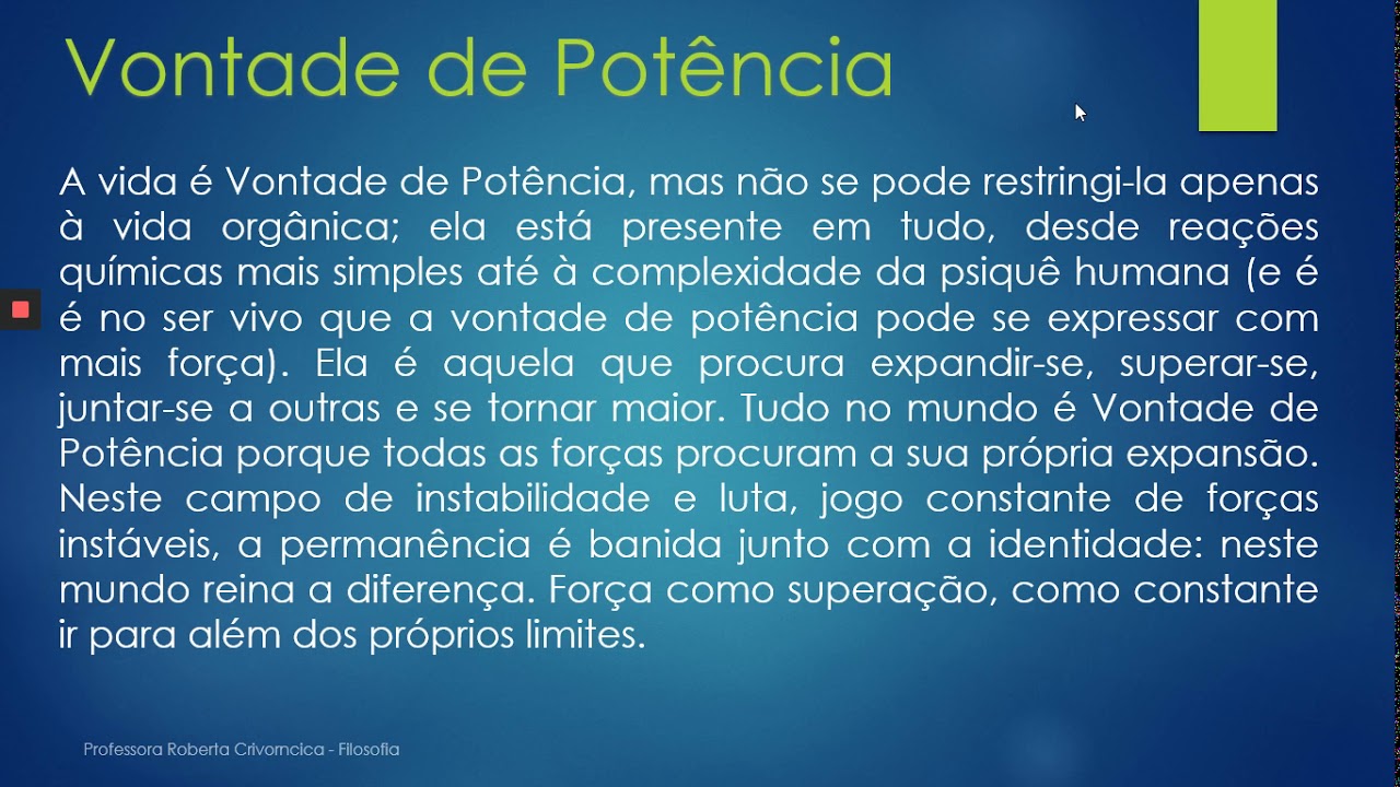 Nietzsche - Vontade de Potência - YouTube