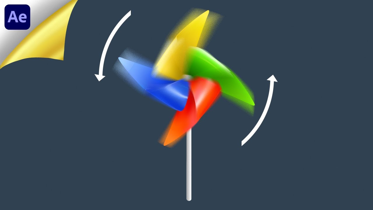 CARA BUAT ANIMASI BERPUTAR DI AFTER EFFECT - YouTube