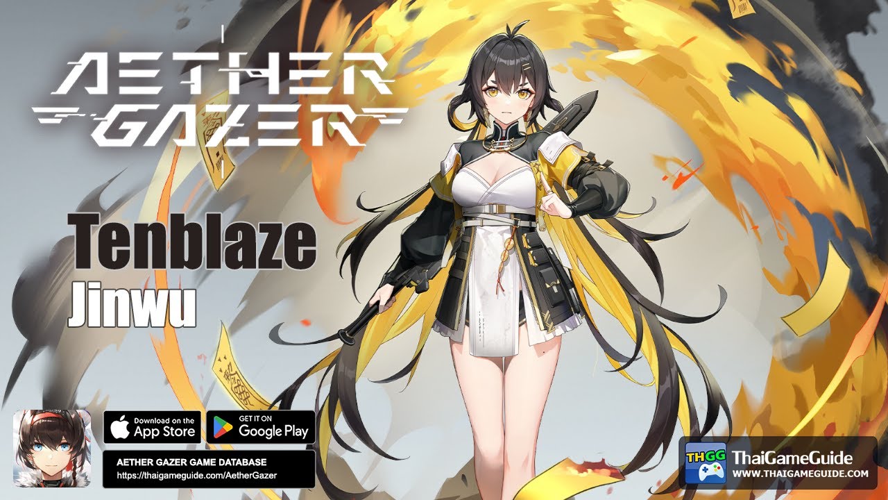 Tenblaze - Jinwu | Character Skill Preview & Tutorial | Tier List | Aether Gazer - YouTube