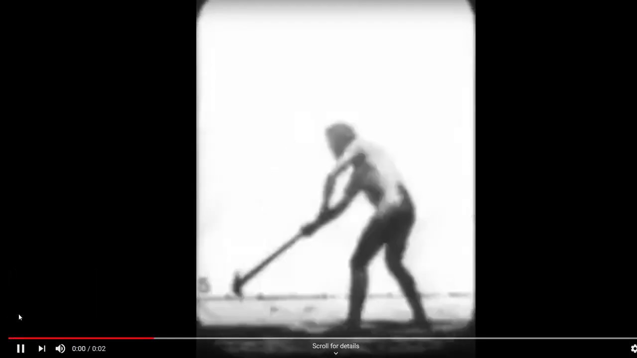 Athlete Swinging a Pick (1881) - YouTube