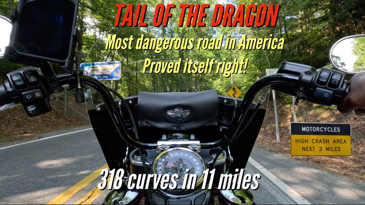 Motorcycle Ride On Most Dangerous Road? | Entire Tail of The Dragon ...