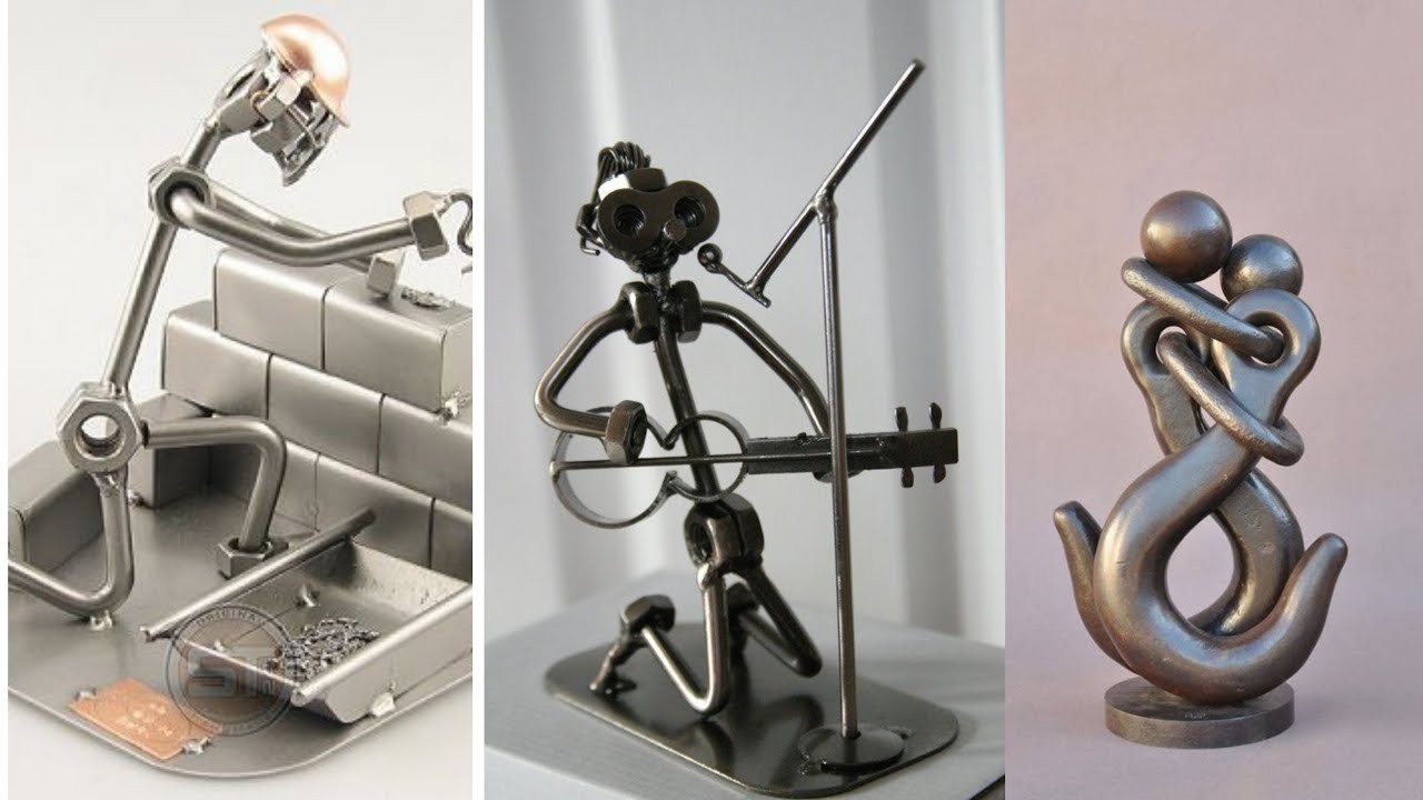 50 AMAZING IDEAS WITH NUTS&BOLTS | METAL ART | METAL SCULPTURE NUTS ...