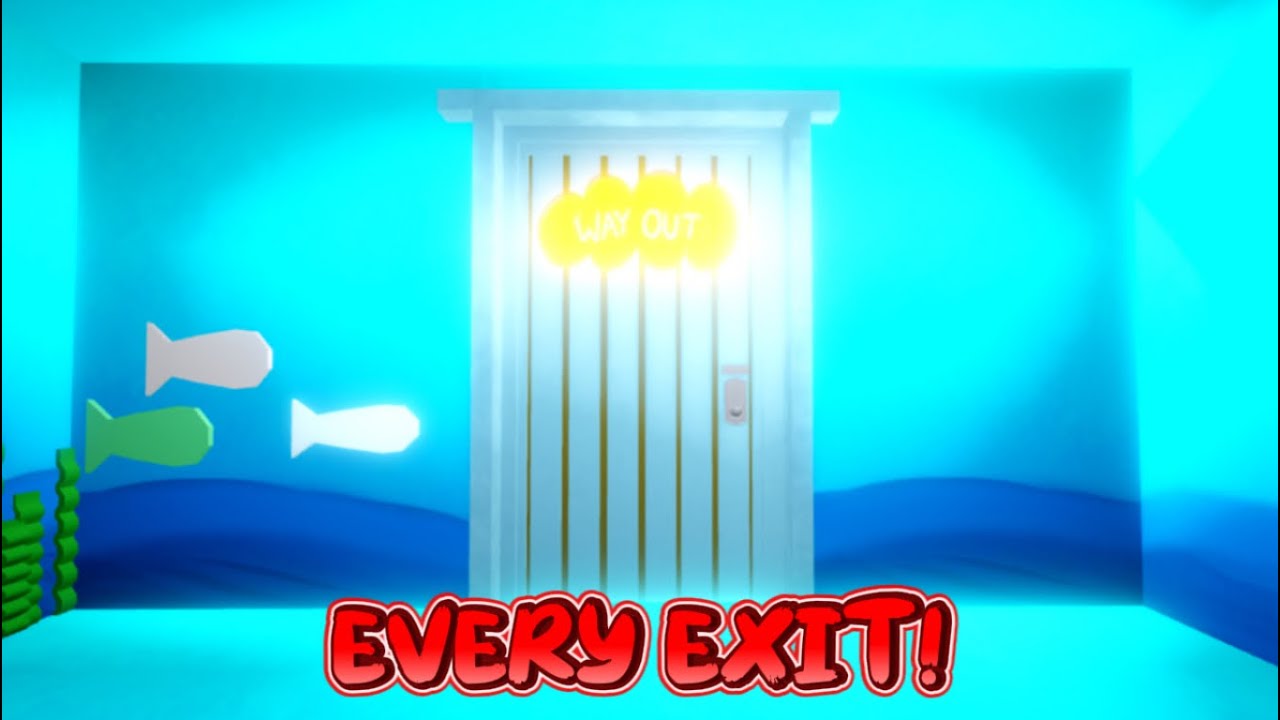 Every possible exit in Ink Games Roblox hide and seek - YouTube