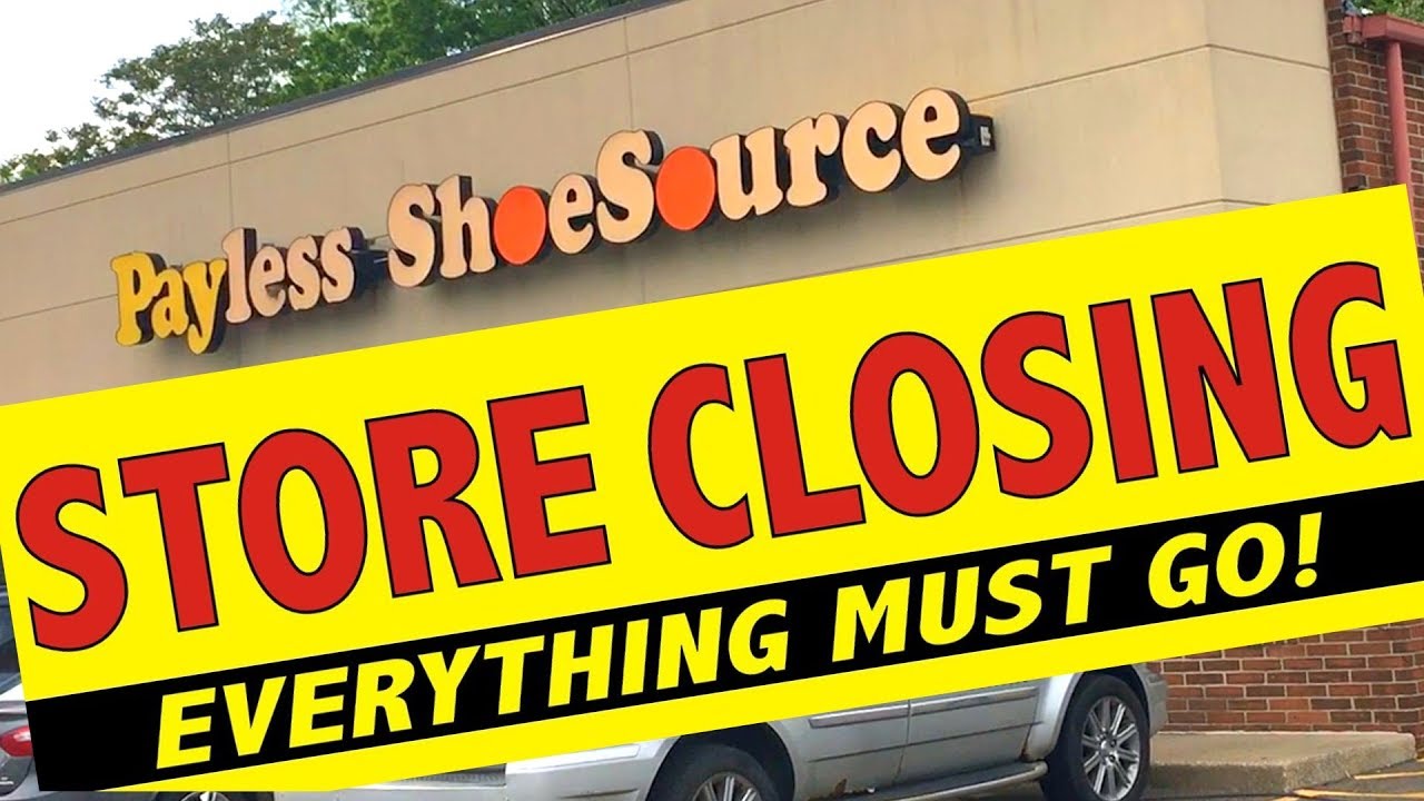 PAYLESS SHOE SOURCE STORE CLOSING - West Tuscarawas Canton Ohio - YouTube