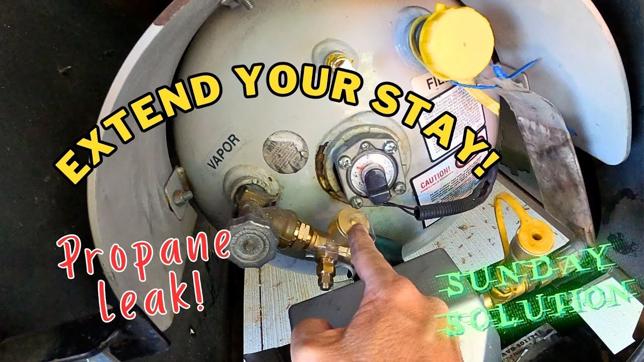 Extend-Your-Stay | Propane Leak 🧑‍🔧 Sunday Solution 🚐💨 RV Living - YouTube