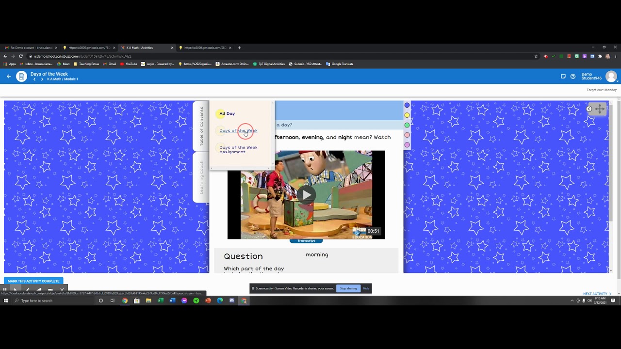 Edgenuity Student Walkthrough - YouTube