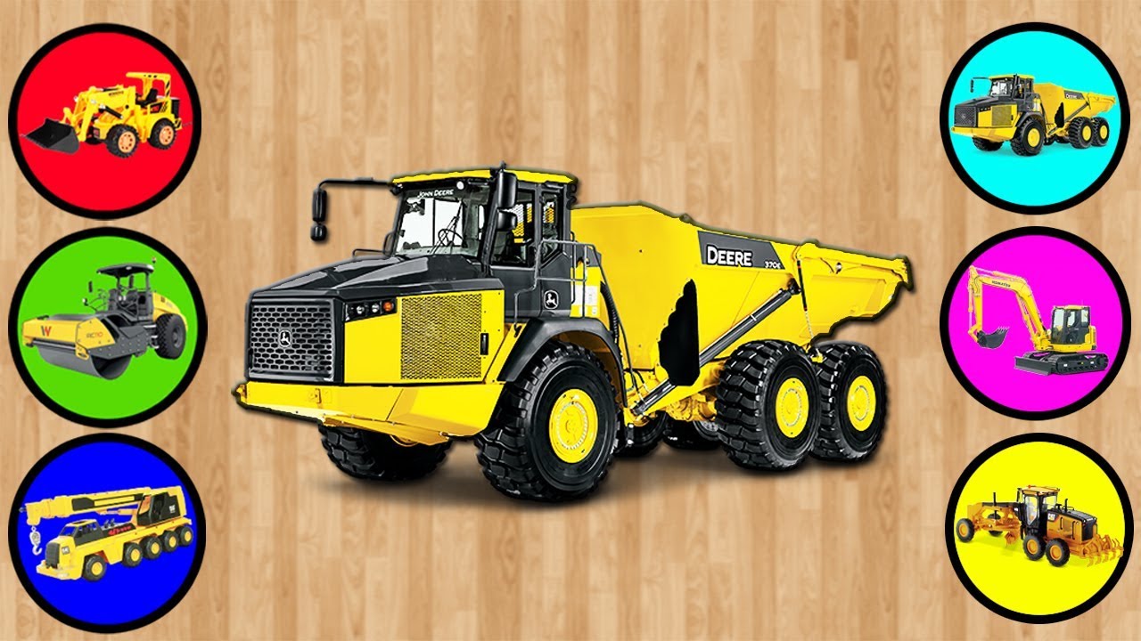 Construction for kids, Truck Learning Name and Sounds Dump truck ...