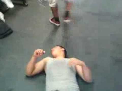 self-induced fainting( eyes rolled back) - YouTube