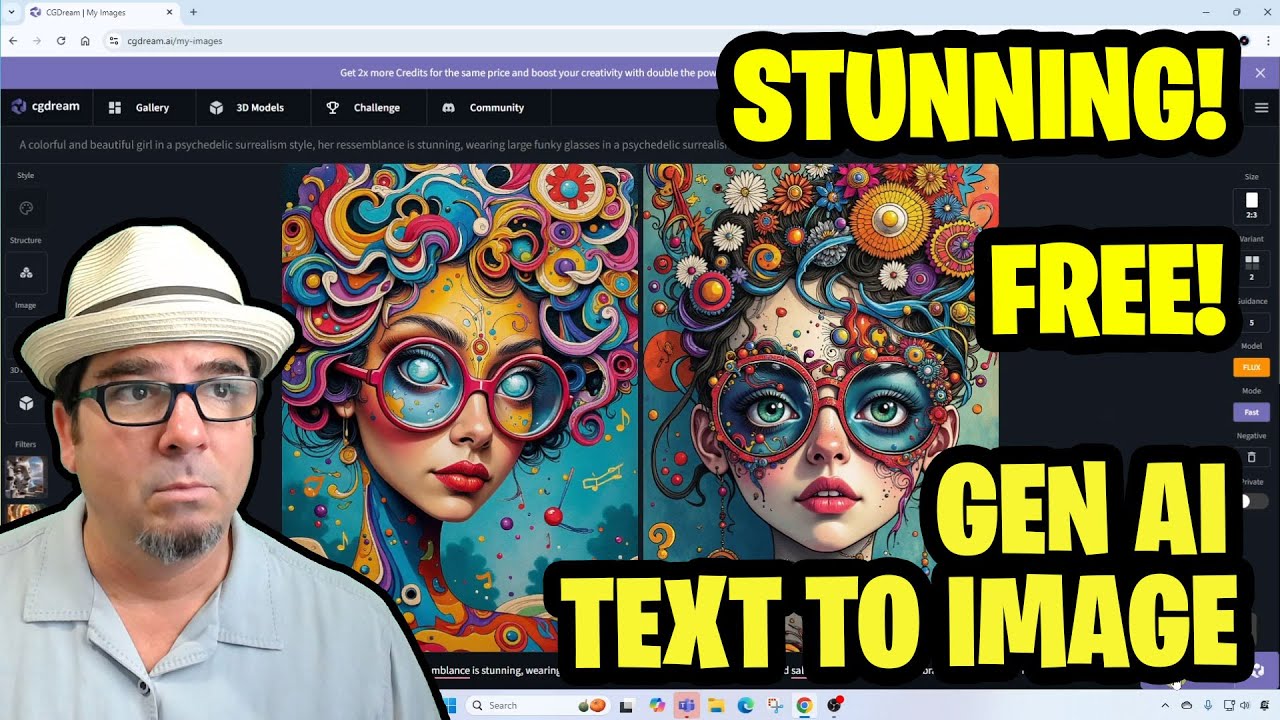 Free AI Text to Image | CG Dream - YouTube