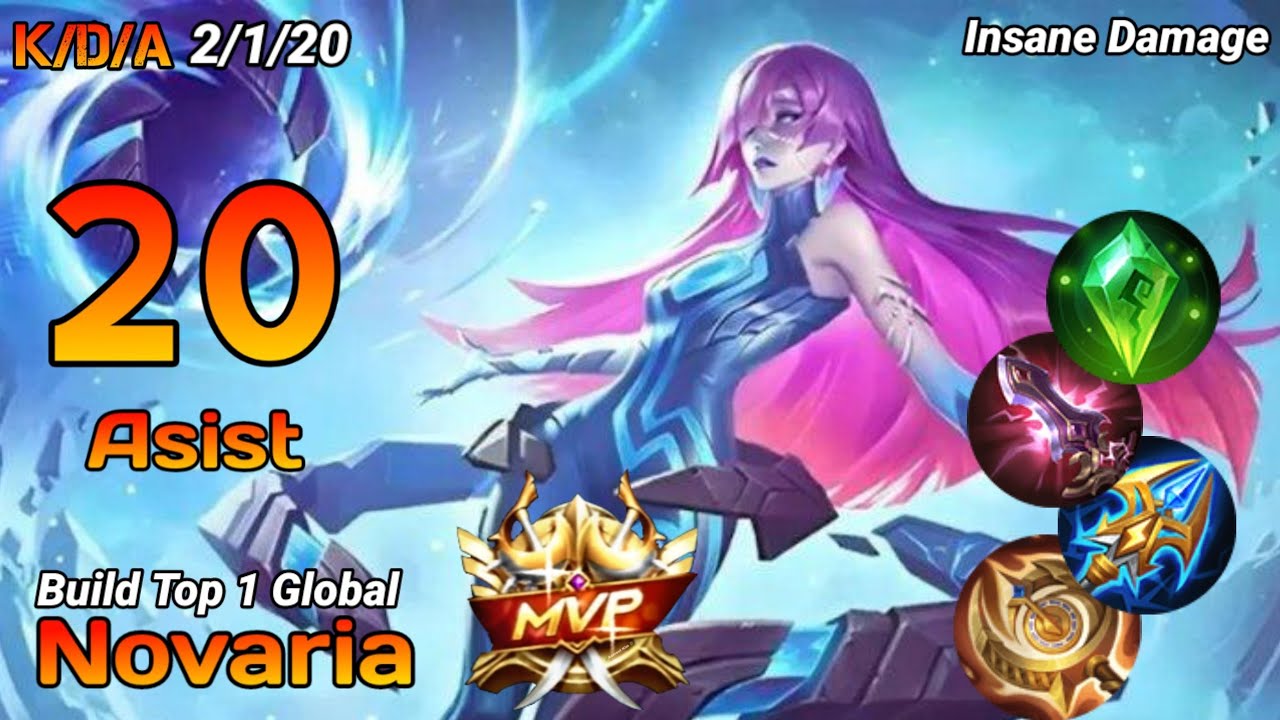 Novaria Build and Emblem, One shot at the enemy behind the base# ...