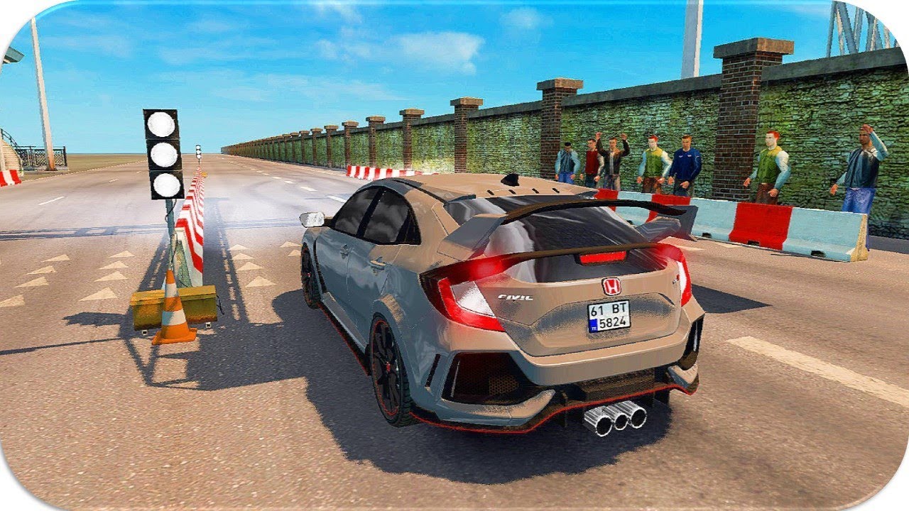 Honda Civic TypeR - ETS2 [Euro Truck Simulator 2][Drag Race Map] - YouTube
