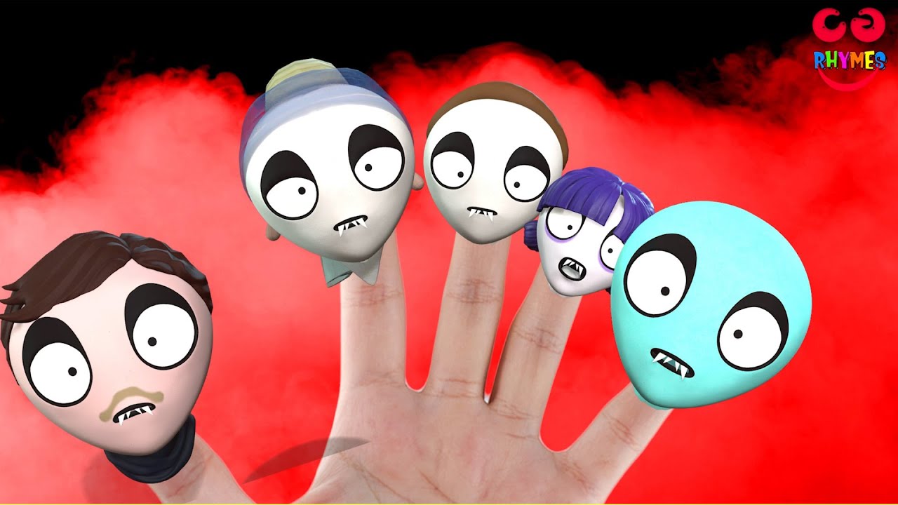 Vampire Finger Family Song – Funny Halloween Finger Family Song Video ...