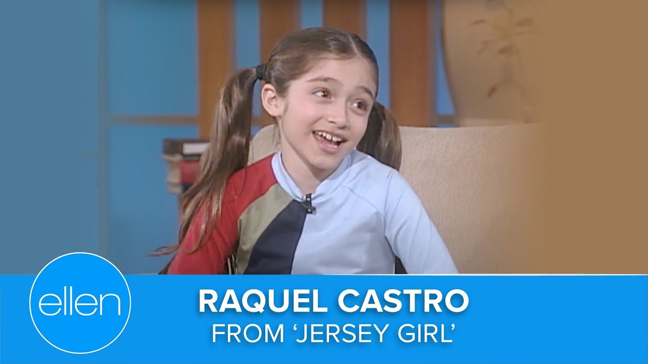 Ellen Gets the Inside Scoop from Raquel Castro on ‘Jersey Girl’ Set! - YouTube