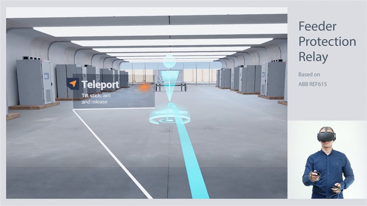 VR Training of Feeder Protection Relays Based on ABB REF615 - YouTube