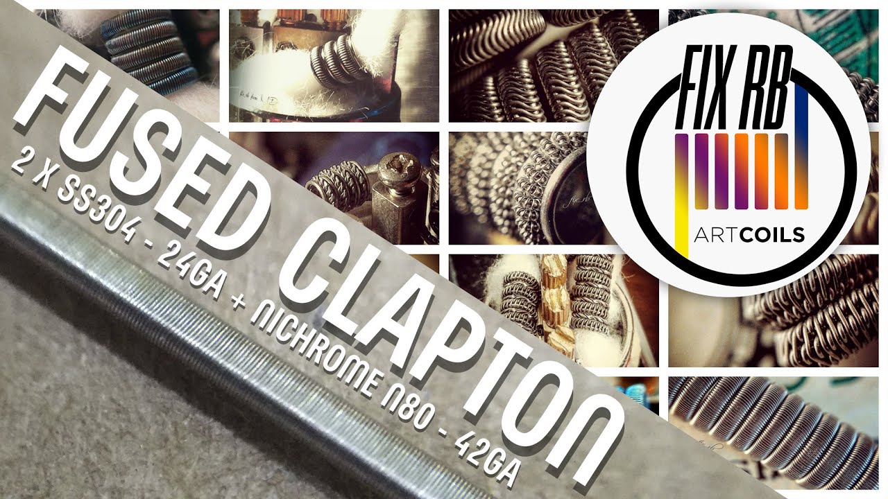 Универсальный Fused Clapton | 2 X SS304 - 24GA + NICHROME N80 - 42GA ...