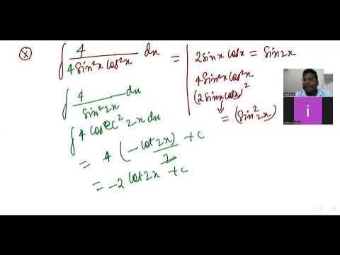 12th indefinite integration maths part2 - YouTube