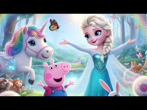 Elsa and peppa pig for kids drawing #drawing #kids - YouTube
