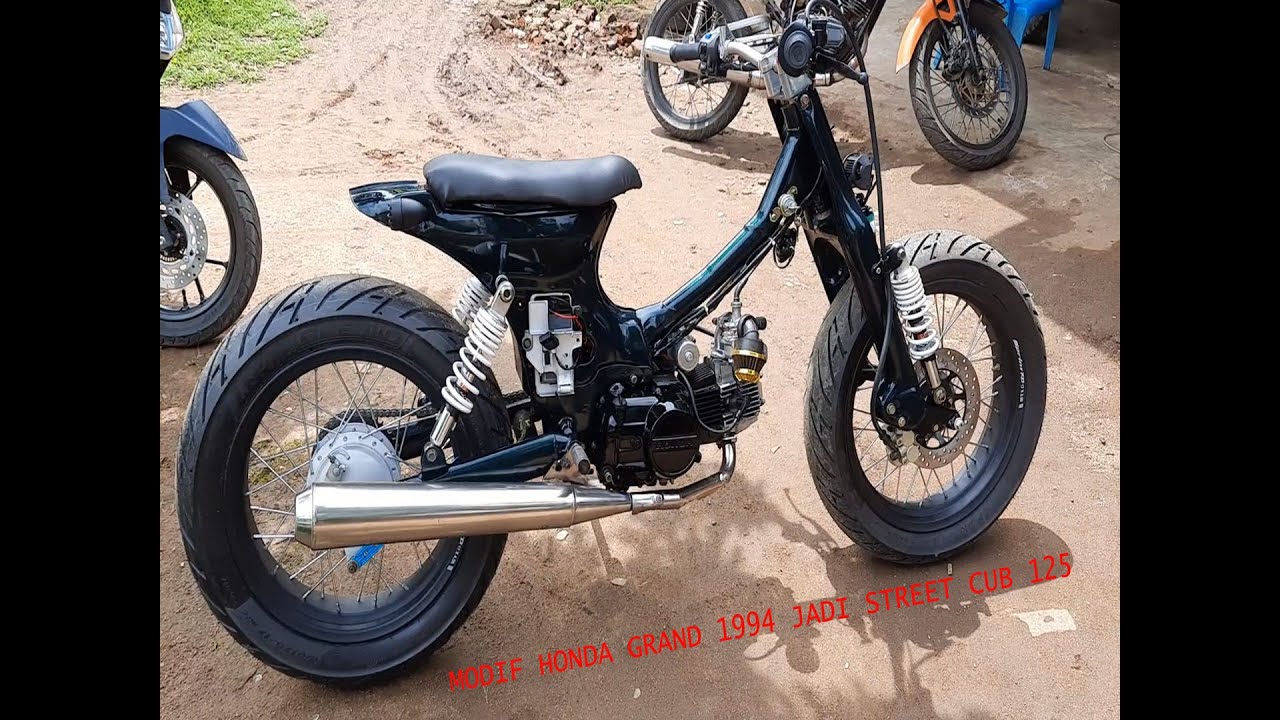 MODIF HONDA GRAND 1994 JADI STREET CUB 125 #RESACUSTOM - YouTube