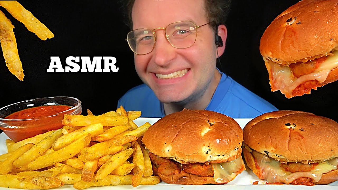 Asmr Meatball Sandwiches Mukbang No Talking Eating Sounds Youtube