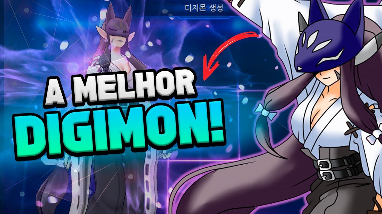 KUZUHAMON MIKO MODE É A MELHOR DIGIMON DO JOGO! | DMO/DRO - YouTube
