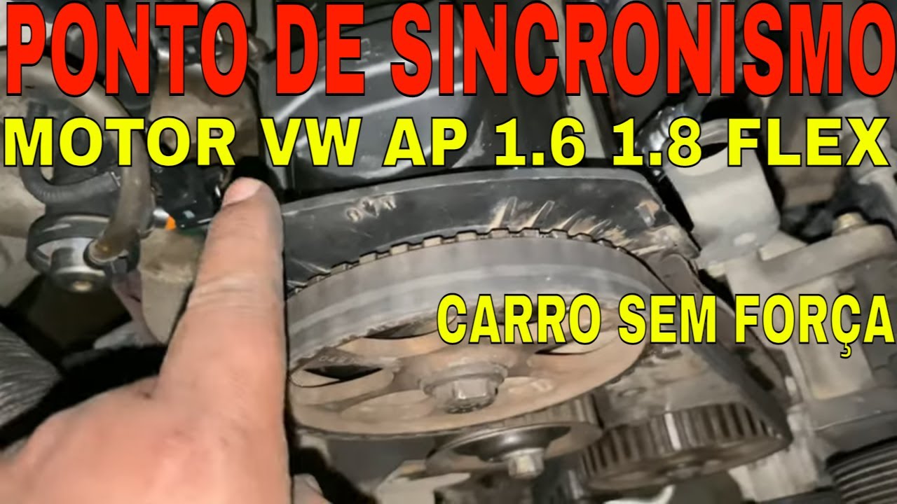 PONTOS DE SINCRONISMO DO MOTOR AP 1.6 1.8 FLEX PARATI GOL SAVEIRO/COMO ...